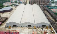 China 20X100m Aluminum And PVC Tents Connect Together Used As Warehouse for sale