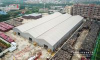 China 20X100m Aluminum And PVC Tents Connect Together Used As Warehouse for sale