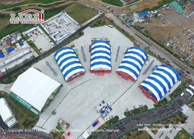 China 50x100m Aluminum Polygon Tents Outdoor Exhibition Tents , Custom Trade Show Tents for sale