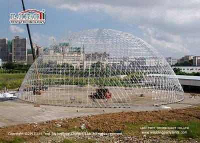 China Large Durable Steel Diameter 55m Geodesic Dome Tents for Luxury Outdoor Event for sale