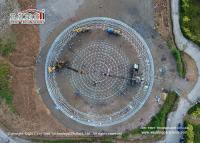 China Large Durable Steel Diameter 55m Geodesic Dome Tents for Luxury Outdoor Event for sale