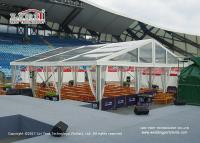 China Aluminum Clear Span 10x15m Transparent Clear Top and Sidewalls Outdoor Event Tents for 500 People for sale