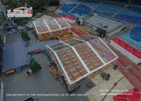 China Aluminum Clear Span 10x15m Transparent Clear Top and Sidewalls Outdoor Event Tents for 500 People for sale
