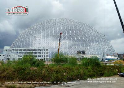 China 50m Diameter Geodesic Dome Tents With Doors & Ventilation For Exhibition for sale