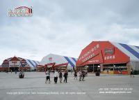 China 40m Width Polygon Marquee With Colorful Roof Top And Sidewalls For Beer Festival for sale