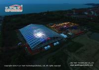 China 50x100m Big Clear Outdoor Event Tents with Clear Roof Cover , Large Event Tents for sale