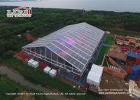 China 50x100m Big Clear Outdoor Event Tents with Clear Roof Cover , Large Event Tents for sale