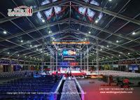 China 50x100m Big Clear Outdoor Event Tents with Clear Roof Cover , Large Event Tents for sale