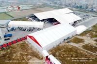 China 20M X 50M  Luxury Wedding Tents With Hard Wall  for Outdoor Anniversary Event Party for sale