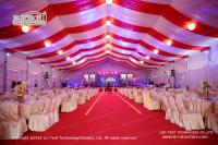 China 20M X 50M  Luxury Wedding Tents With Hard Wall  for Outdoor Anniversary Event Party for sale