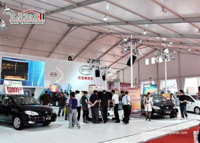 China LIRI White Aluminum 15m 20m 30m 40m High Large Outdoor Tents for Auto Shows and Exhibitions for sale