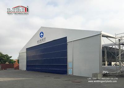 China High Reinforce Aluminum Military Aircraft Hangar Tent Width 20m Fire Protection for sale