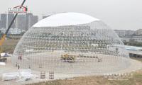China Amazing 60m Diameter Geodesic Dome Tents Strcuture For Big Show for sale