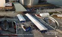 China White Luxury Wedding Tents , Transparent Top Tent For Different Event Festival for sale