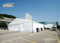 China 1000 People White Marquee Tent With PVC Sidewalls For Temporary Outdoor Event for sale