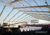 China Clear 50m Span Distance Large Event Tent For Annual Conference , Ceremony , Wedding for sale