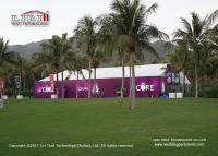 China Aluminum Outdoor Event Tents With Glass Sidewall For Meeting Event , Outdoor Party Tents for sale