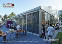 China Aluminum Outdoor Event Tents With Glass Sidewall For Meeting Event , Outdoor Party Tents for sale