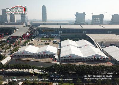 China 50m Span Width Outdoor Exhibition Tents For Canton Fair Trade Show for sale