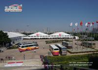 China 50m Span Width Outdoor Exhibition Tents For Canton Fair Trade Show for sale