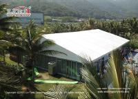 China 30m Width Glass Wall Outdoor Tents For Events / Exhibition 1000 People Capacity for sale