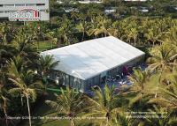 China 30m Width Glass Wall Outdoor Tents For Events / Exhibition 1000 People Capacity for sale