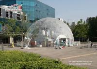 China Transparent PVC Cover Geodesic Dome Tents For Wedding / Party 100 - 10000 People for sale