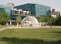 China Transparent PVC Cover Geodesic Dome Tents For Wedding / Party 100 - 10000 People for sale