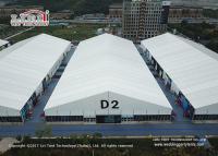 China 25 Meter Width White Marquee Canopy Tent For Movable Temporary Exhibition for sale