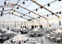 China Transparent Clear Roof Outdoor Event Tents / Garden Wedding Marquee Large Capacity for sale