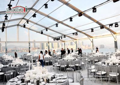 China Transparent Clear Roof Outdoor Event Tents / Garden Wedding Marquee Large Capacity for sale