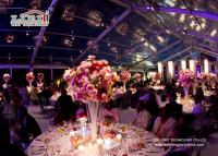 China Transparent Clear Roof Outdoor Event Tents / Garden Wedding Marquee Large Capacity for sale