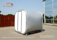 China Pop Up Waterproof Luxury Glamping Tents , Aluminum & PVC Module Capsule Gazebo Canopy Tent for sale