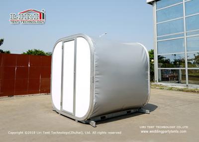 China Pop Up Waterproof Luxury Glamping Tents , Aluminum & PVC Module Capsule Gazebo Canopy Tent for sale