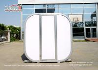 China Pop Up Waterproof Luxury Glamping Tents , Aluminum & PVC Module Capsule Gazebo Canopy Tent for sale