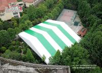 China Customized Clear Span PVC Sports Shelter Tent For Indoor Tennis Court for sale
