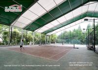 China High Strength Aluminum Sport Event Tents for Outdoor Tennis Game Transparent for sale