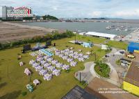 China Luxury And Unique Marquee Outdoor Event Tent For Wedding Receptions for sale