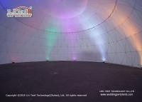 China Event Geodesic Dome Tent with Projection Screen with Aluminum  Frame for sale