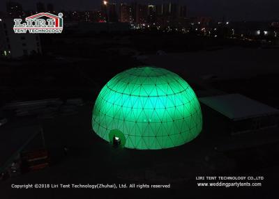 China Event Geodesic Dome Tent with Projection Screen with Aluminum  Frame for sale
