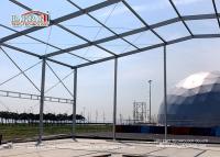 China Aluminum Frame Outdoor Event Tents / Black Cube Structure Double Decker Tent for sale