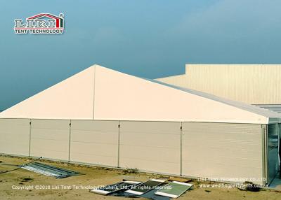 China 25 Meter Width Warehouse Marquee Canopy Tent with Steel Sandwich Panels for sale