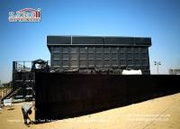 China Black Cube Double Decker Outdoor Event Tents , Wind Loading 100km / hour for sale