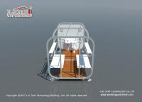 China Luxury Modular Box Capsule Cube Glamping Camping Tents For Party Campion Snow Load 75kg/sqm for sale