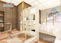China Glass Wall System Luxury Glamping Tents Fire Retardant DIN4102 B1 / M2 for sale