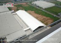 China 2000sqm Waterproof PVC Structure Industrial Storage Tents For Outdoor Warehouse for sale