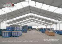 China 2000sqm Waterproof PVC Structure Industrial Storage Tents For Outdoor Warehouse for sale