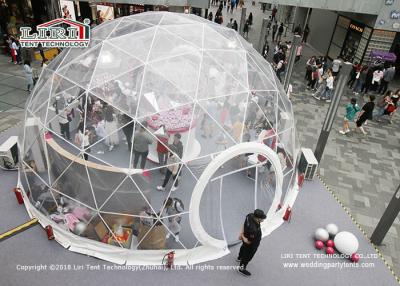 China Clear Geodesic Dome Tents With Clear Cover For Outdoor Parties And Weddings for sale