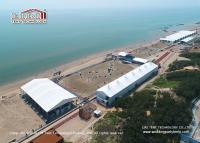 China Fire Retardant And Removable Double Decker Tents With Soft PVC Fabric Wall for sale