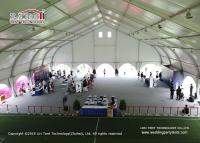 China UV Resistant Customized 30 X 50m TFS Tent , Curved Sporting Event Tents for sale